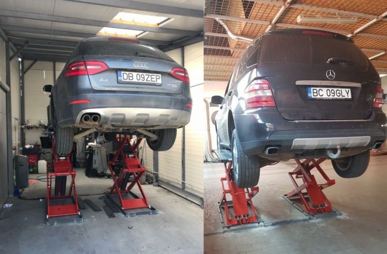 Elevator foarfeca pentru service auto | Elevatoare Auto